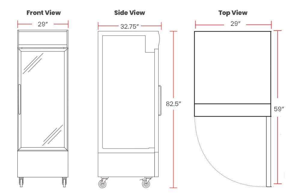 Single Door Stainless Steel Freezer | MCK Equipment
